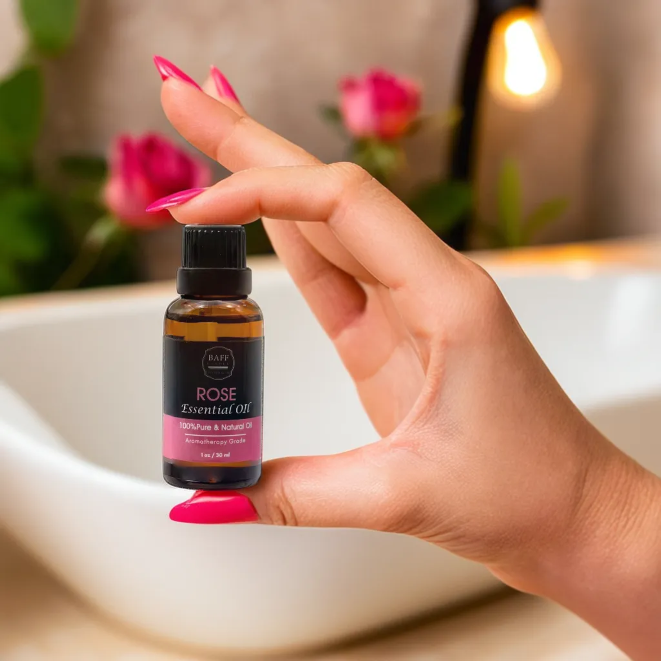 30ml Rose Essential Oil I 100% Pure & Organic.